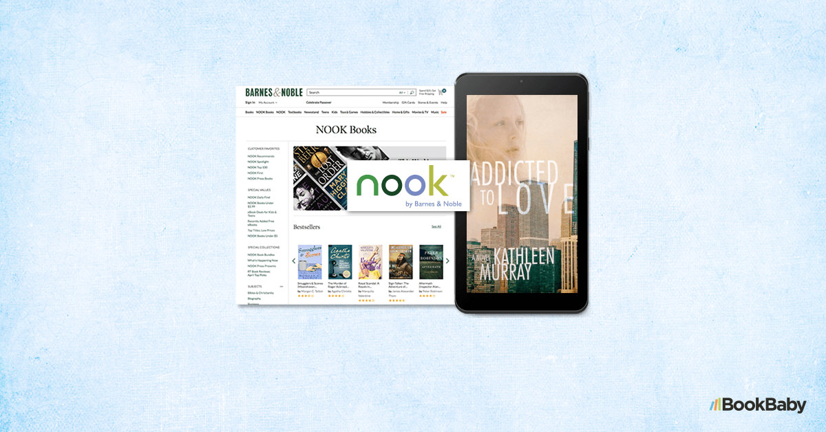 Nook eBook Publishing | Publish eBook on Nook | BookBaby